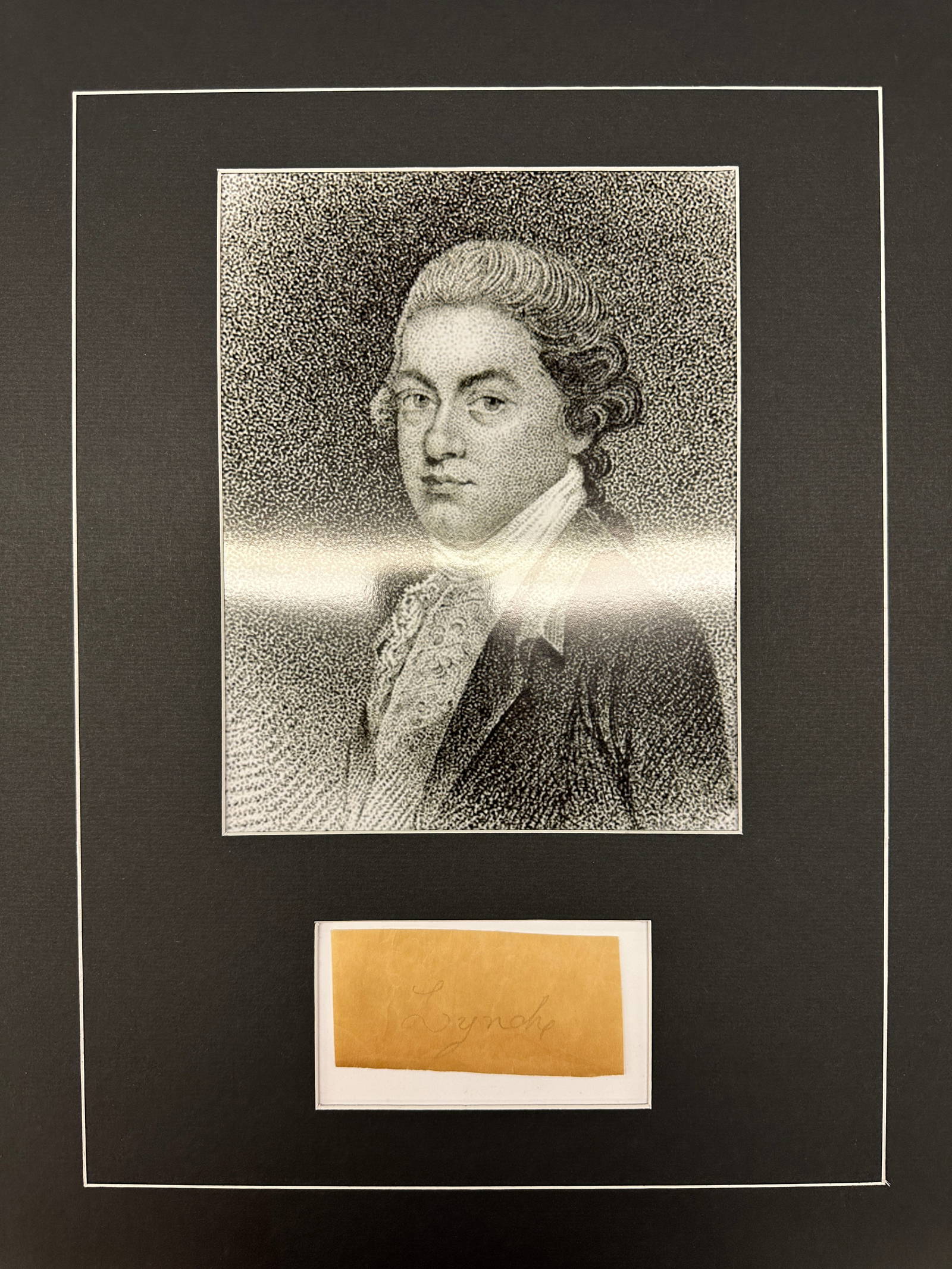 Thomas Lynch Autograph Display Auction