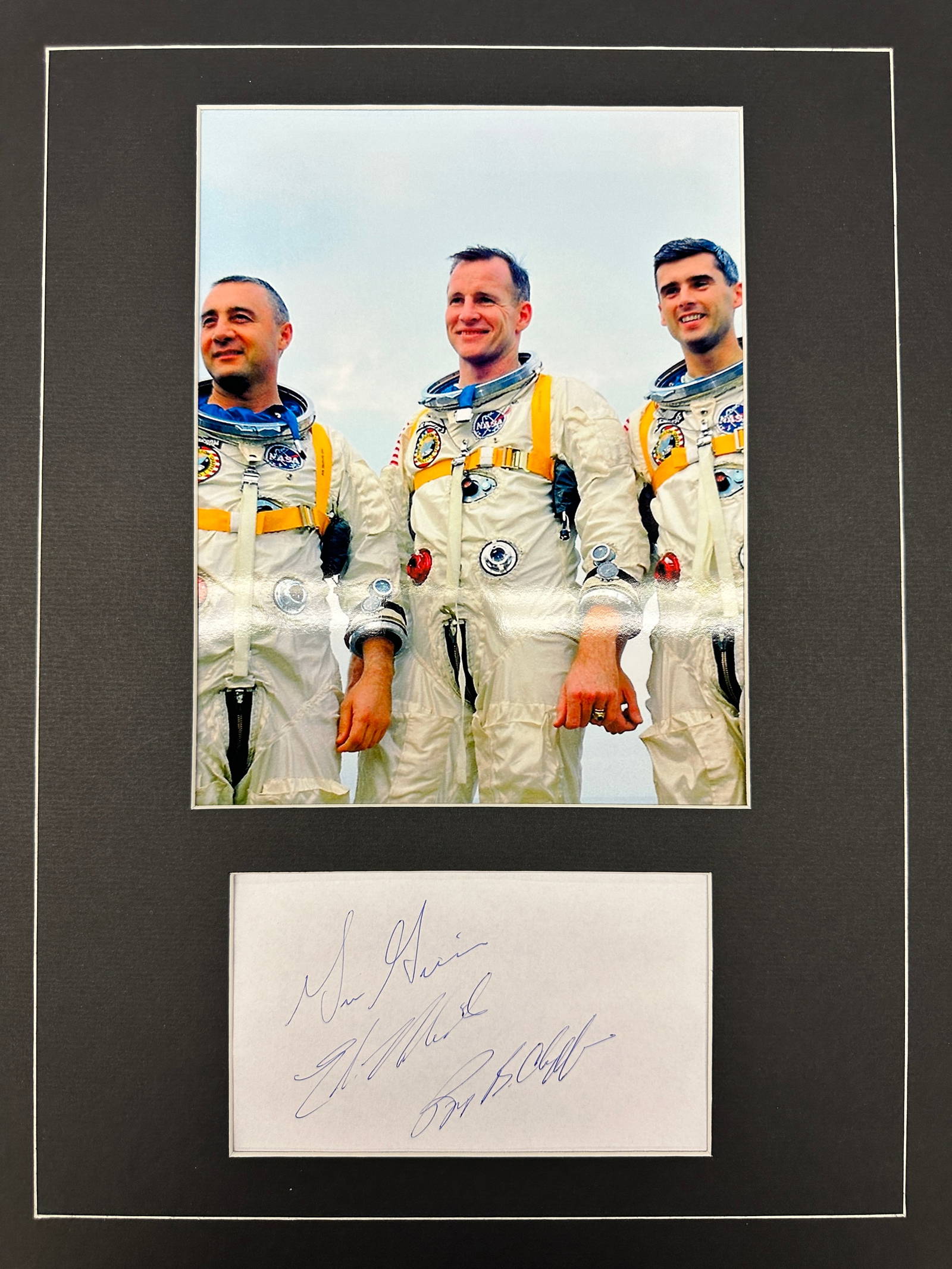 Apollo 1 Crew Autograph Display Auction