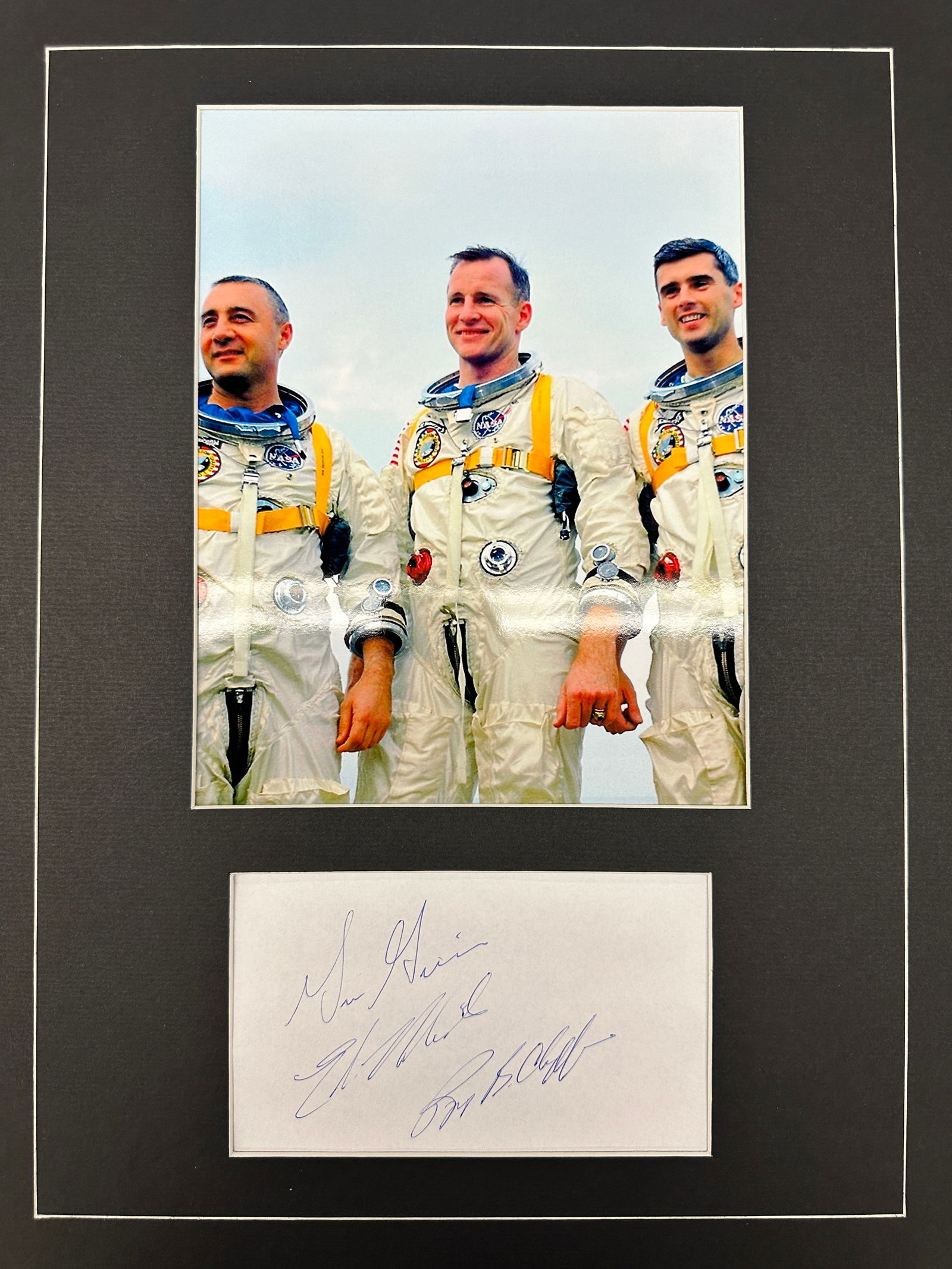 Apollo 1 Crew Autograph Display Auction
