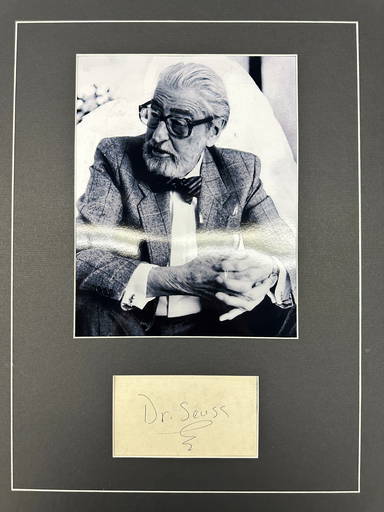 Dr Suess Autograph Display