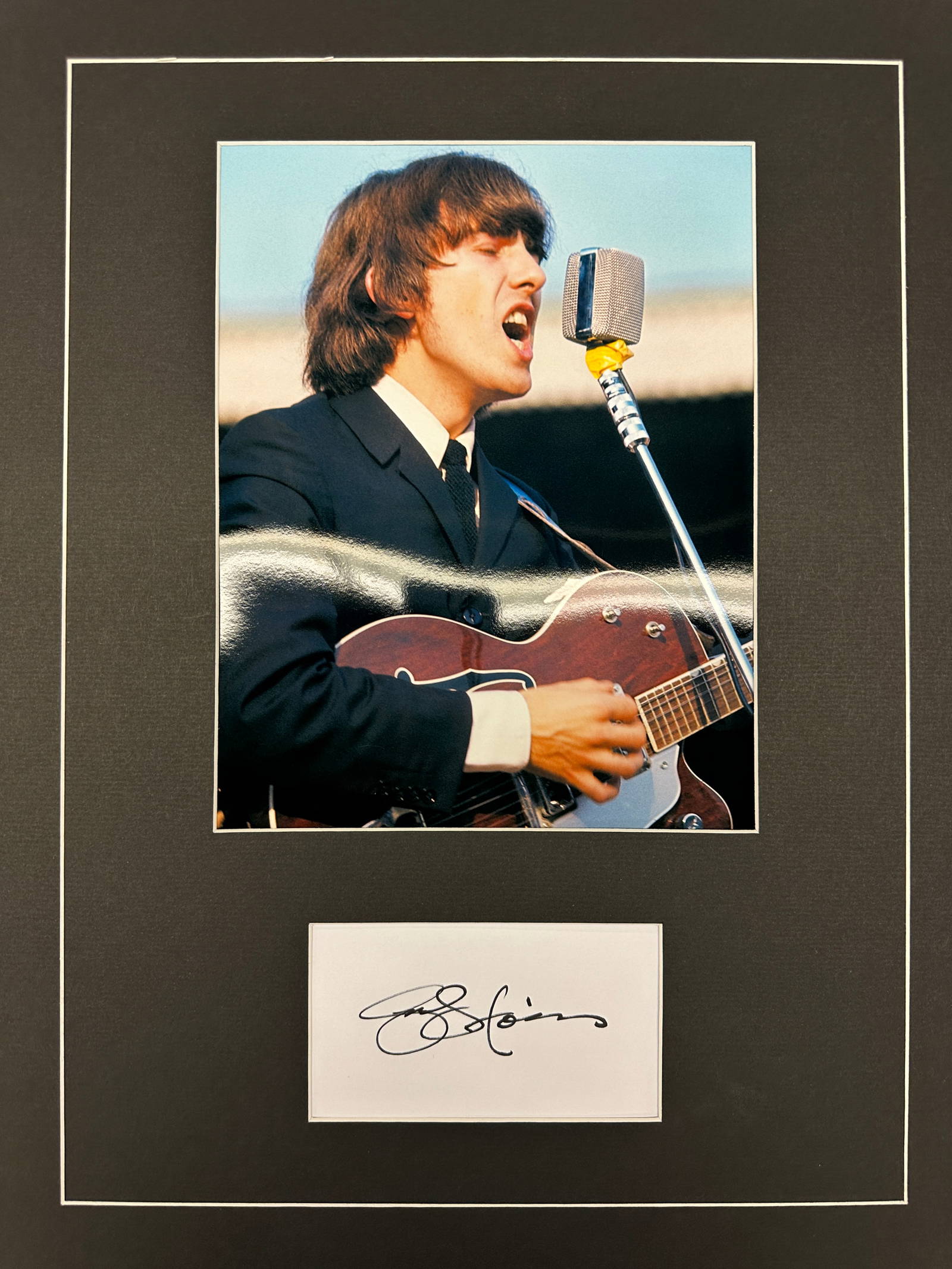 George Harrison Autograph Display Auction