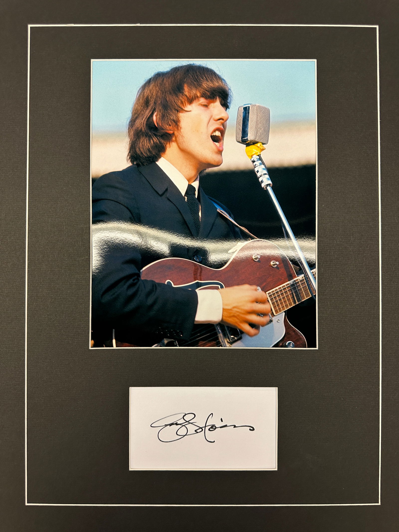 George Harrison Autograph Display Auction