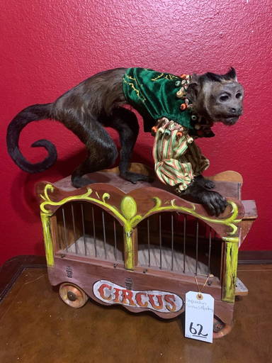 Lifesize Capuchin Circus Monkey