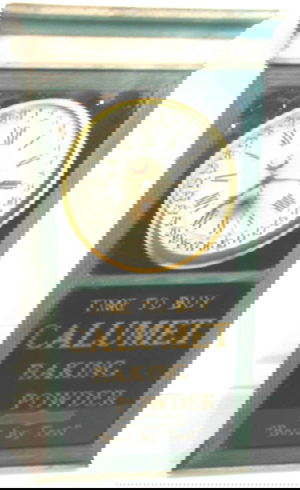 65: Calumet Baking Powder Clock