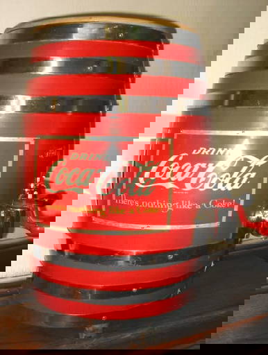 Coke Barrel Cooler Tap Coca Cola