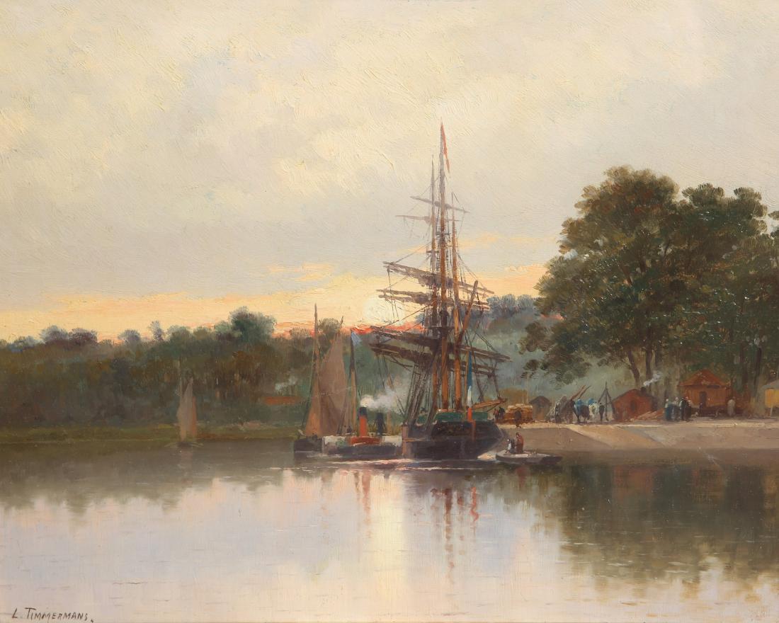 Louis Timmermans (1846 1910), Port De Lannion,