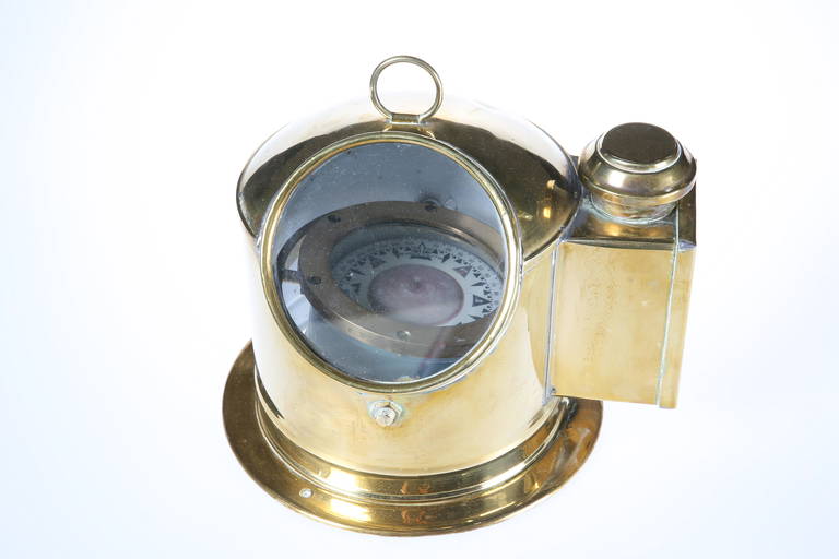 A NORWEGIAN BRASS BINNACLE COMPASS, SIGNED BERGEN - Jun 27, 2020 ...