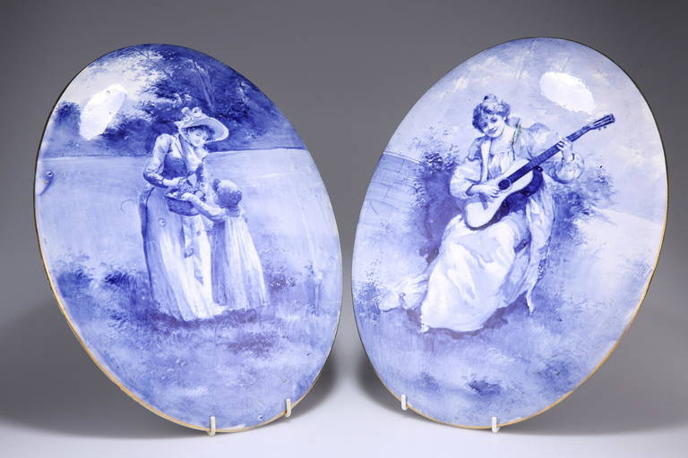 A PAIR OF ROYAL DOULTON 'BLUE CHILDREN' WALL PLAQUES, - Oct 30, 2020 ...