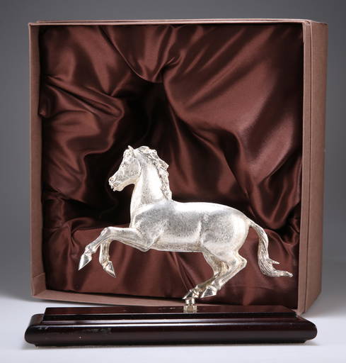 AN ELIZABETH II CAST SILVER MODEL OF A STALLION, by - Mar 20, 2021 ...