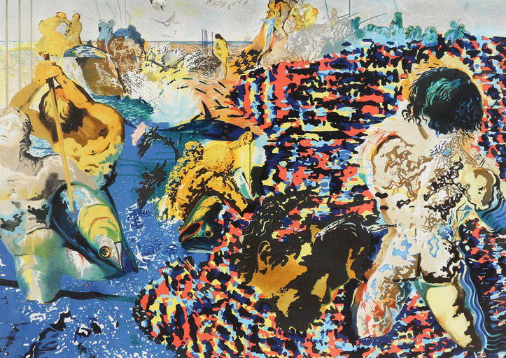 Salvador Dali (1904 1989), 'la Pesca Del Atun' (tuna Fishing), Artist ...