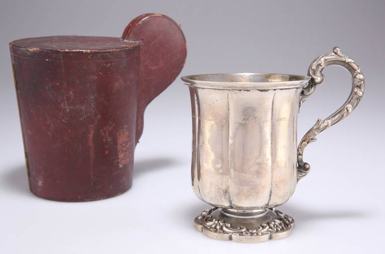 An Early Victorian Cased Silver Mug, By Charles Reily & George Storer ...