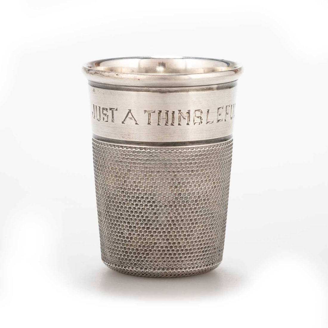 A George Vi Silver Thimble Cup By Charles Horner Ltd, Chester 1948, Of ...