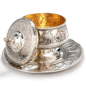 Fine Victorian Wash Stand, Pitcher & Basin