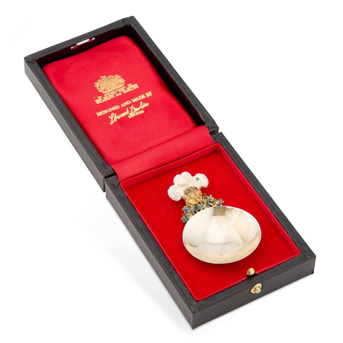 Stuart Devlin: An Elizabeth Ii Parcel-gilt Silver And Enamel Caddy ...