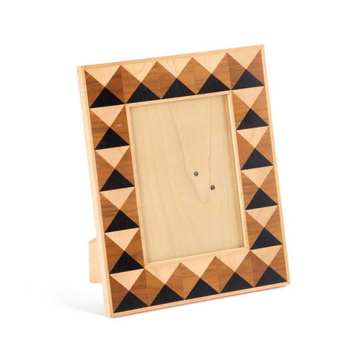 David Linley: A Sycamore, Walnut And Ebony Inlaid Photograph Frame