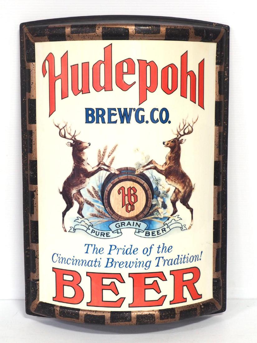 Hudepohl Beer sign - Jun 15, 2019 | Chupp Auctions & Real Estate, LLC in IN