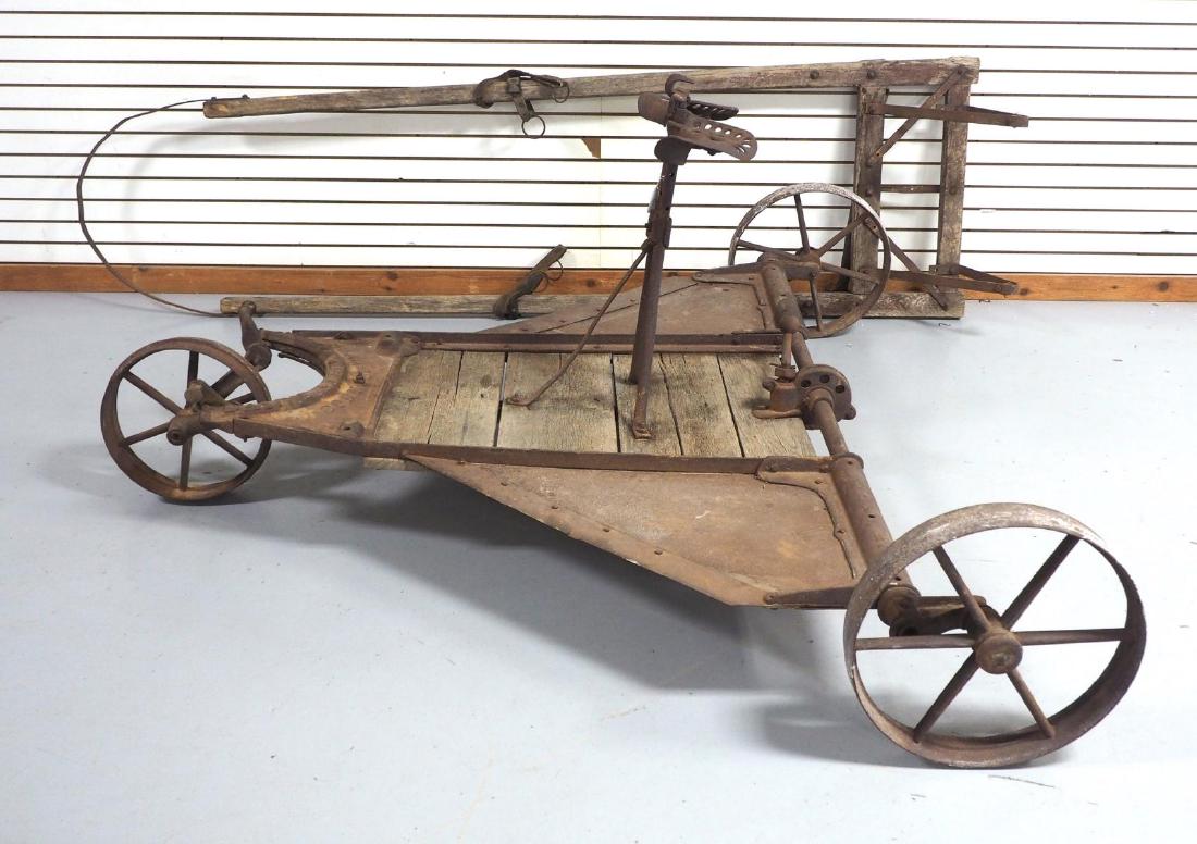 Dains horse-drawn corn cutter