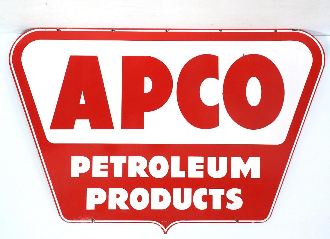 Apco Petroleum Products Sign
