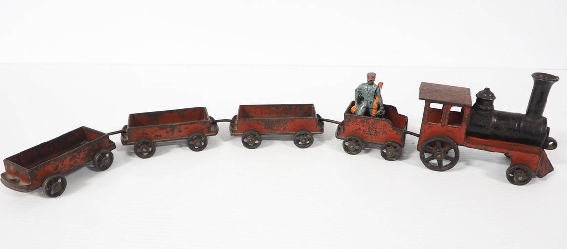 Cast Iron Carpenter Floor Train