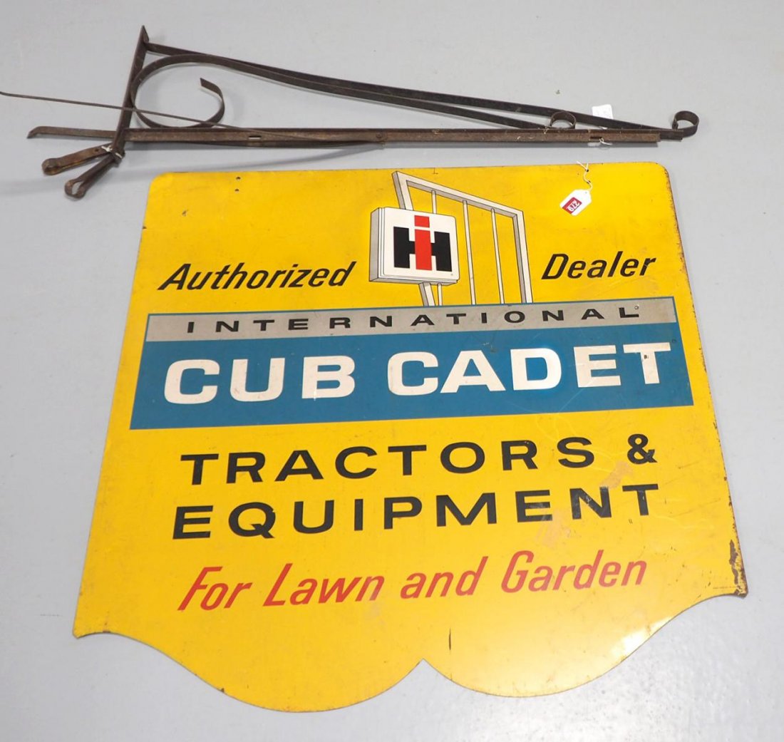 IH Cub Cadet sign - Oct 25, 2019 | Chupp Auctions & Real Estate, LLC in IN