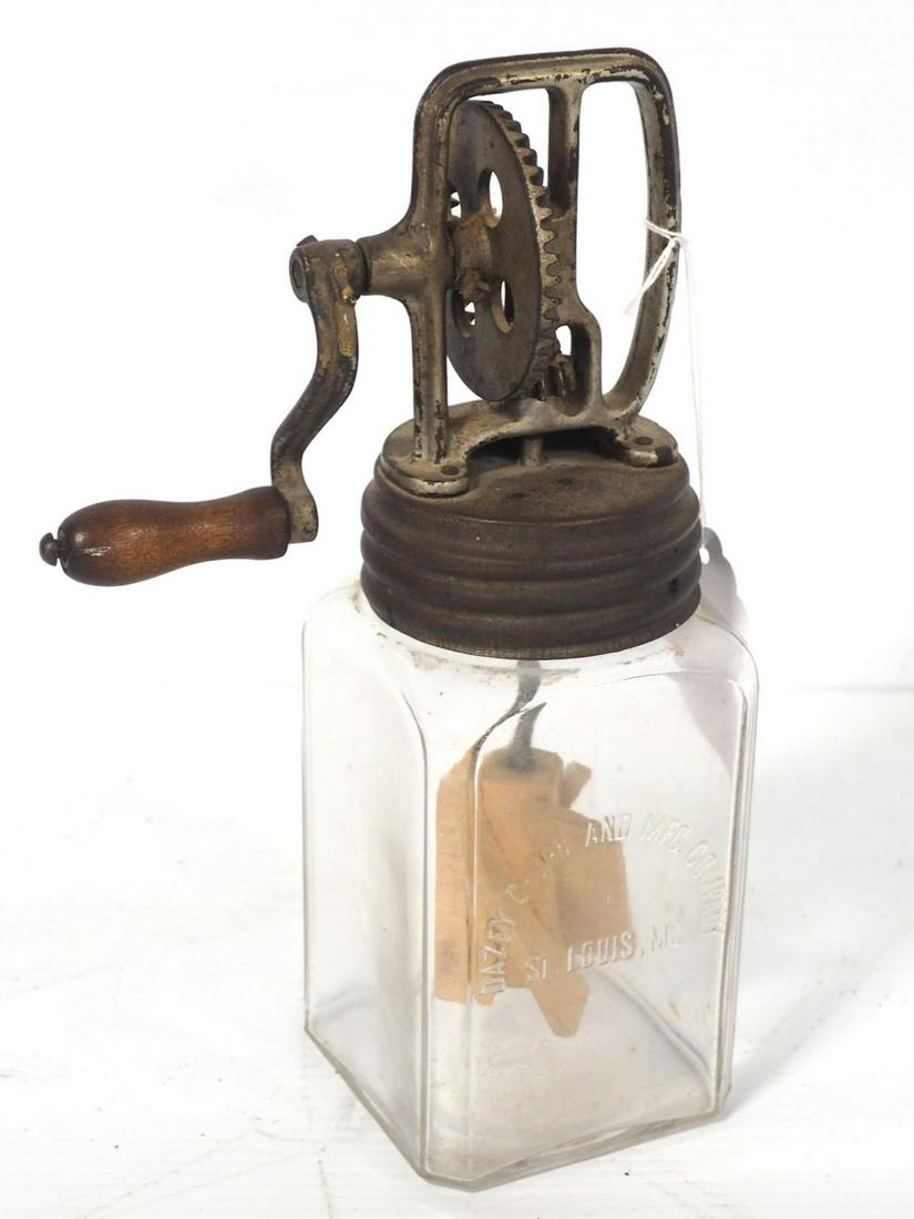 Dazey 1 Quart Glass Butter Churn