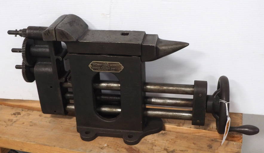 Stewart Handy Worker vise combo tool - Mar 12, 2020 | Chupp Auctions ...