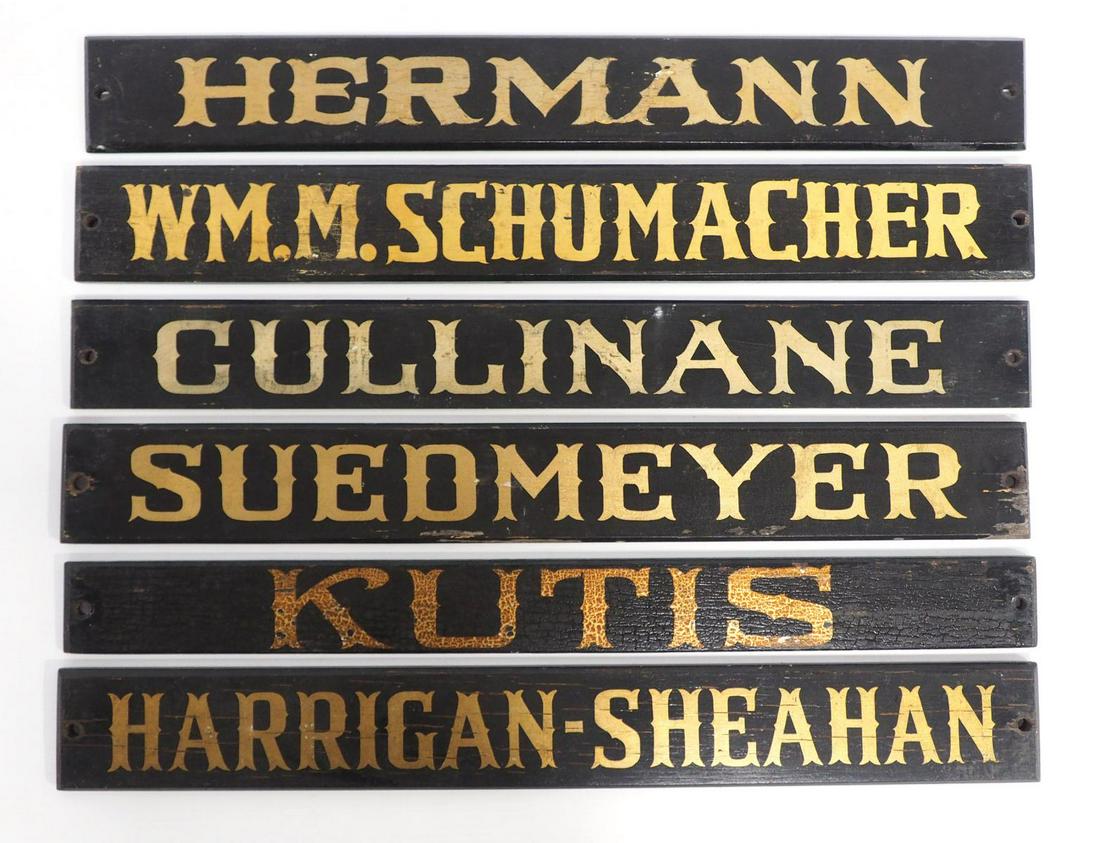 (6) Wooden hearse signs - Jan 15, 2021 | Chupp Auctions & Real Estate ...