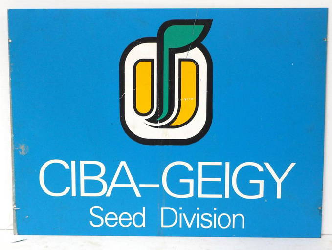 Ciba Geigy Seed Sign