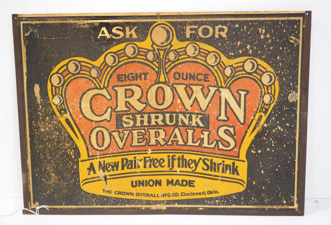 Carhartt Overalls Sign