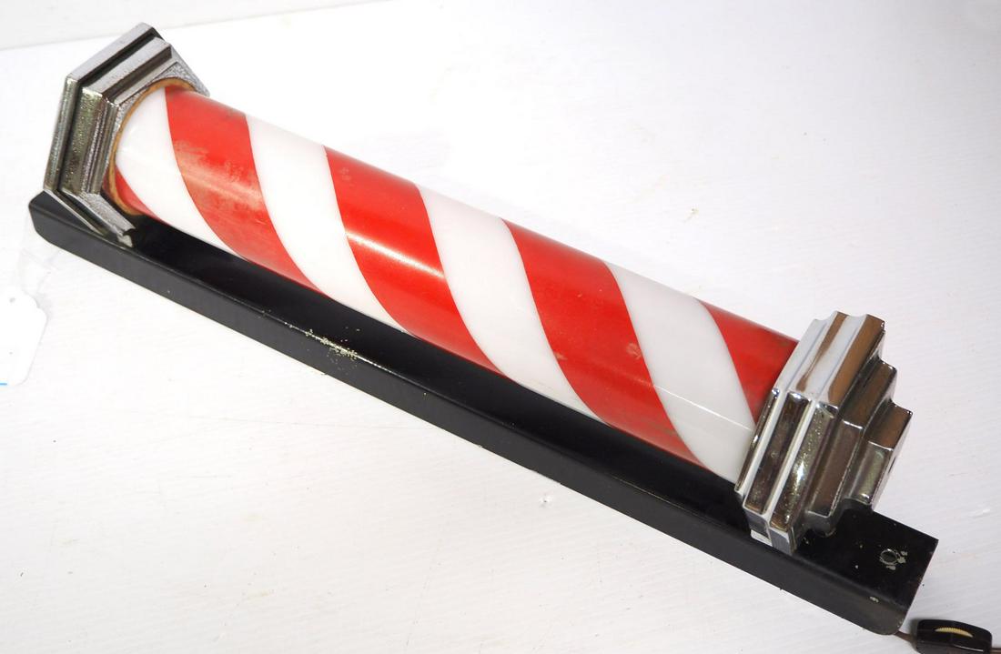 Lighted Barber Shop Pole
