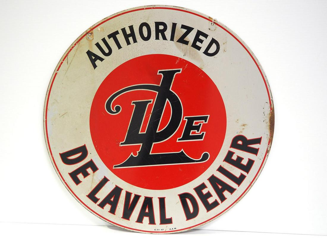Authorized Delaval Dealer Sign, 1947