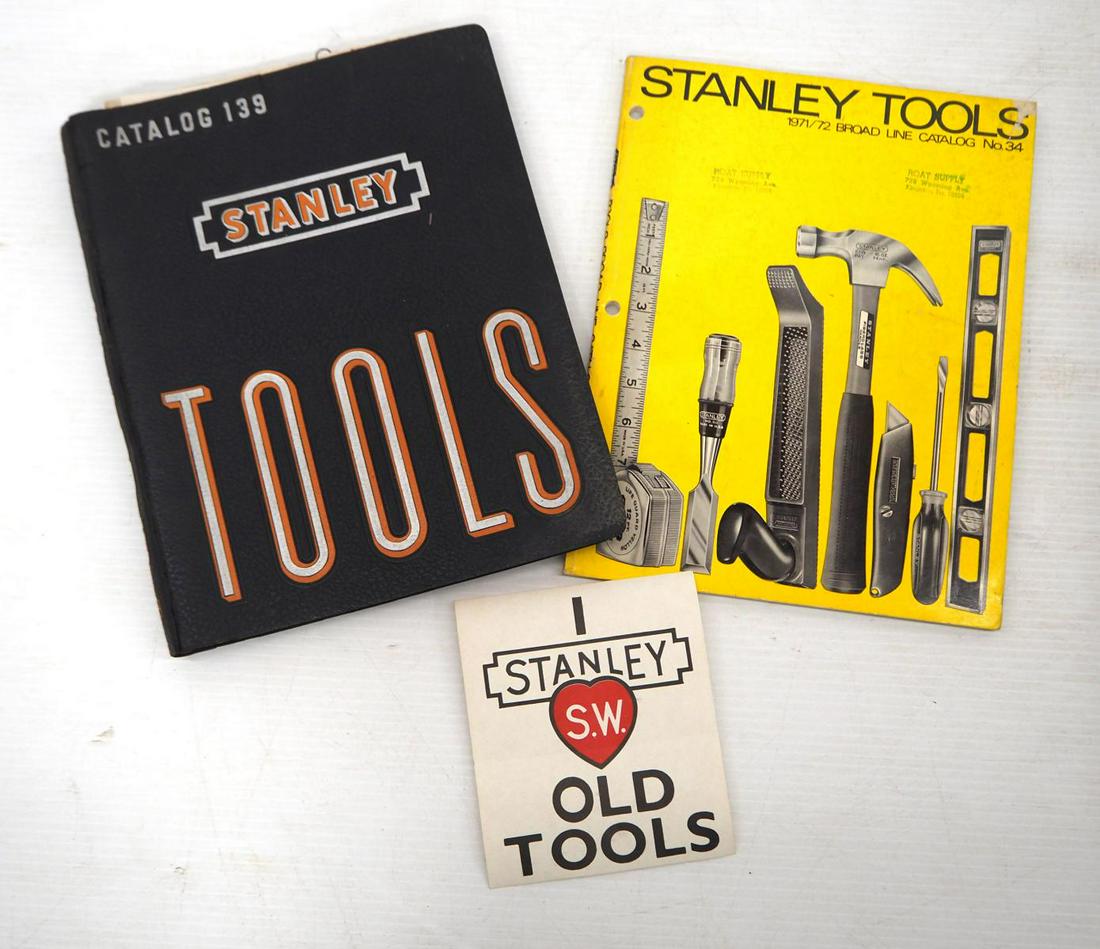 (2) Stanley Tool Catalogs
