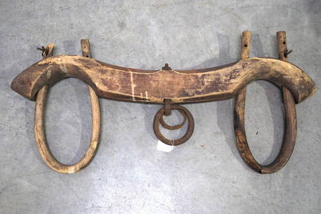 Early German Double Ox Yoke
