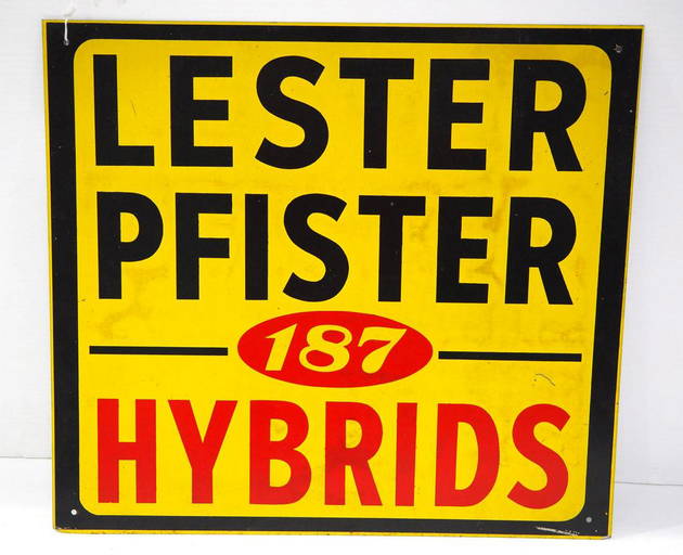 Lester Pfister Hybrids Sign