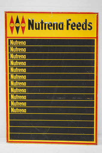 Nutrena Feeds Price Board Sign