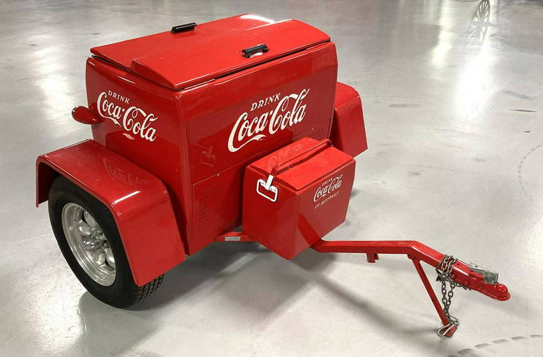Coca Cola Cooler Trailer
