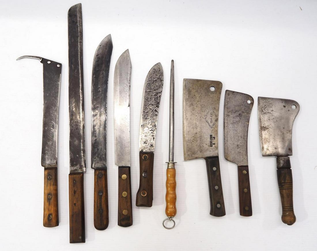 (8) Early Meat Cleavers