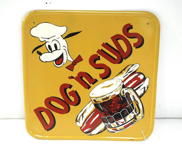 Dog 'n' Suds Sign