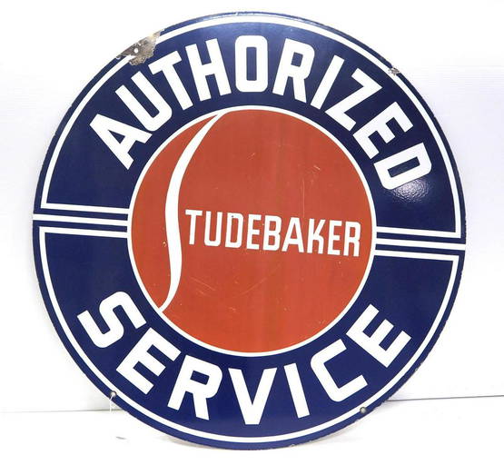 Authorized Studebaker Service Sign