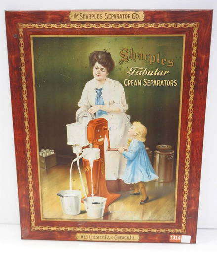 Sharples Cream Separator Sign, Wow!