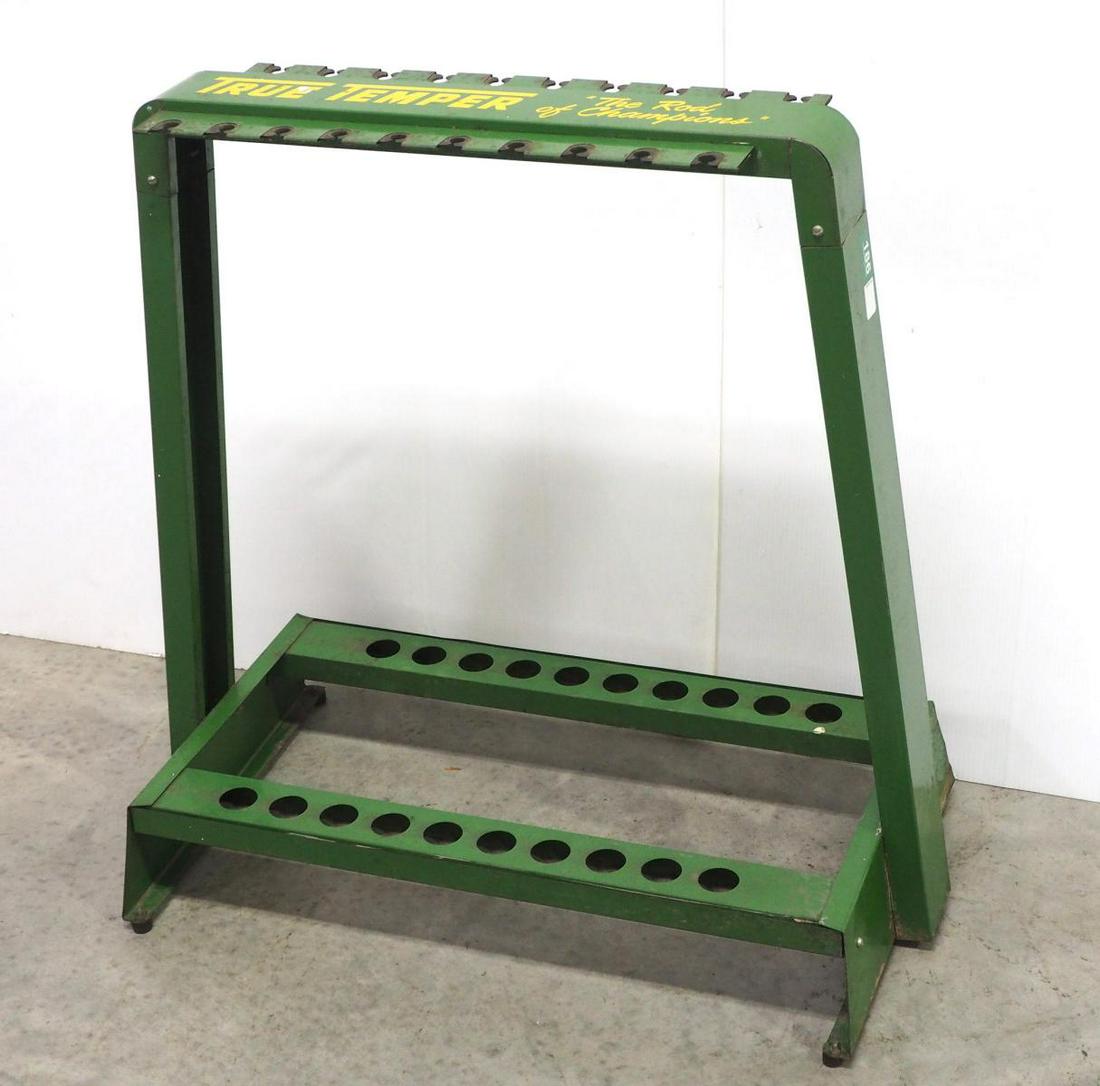 True Temper Metal Fishing Rod Display