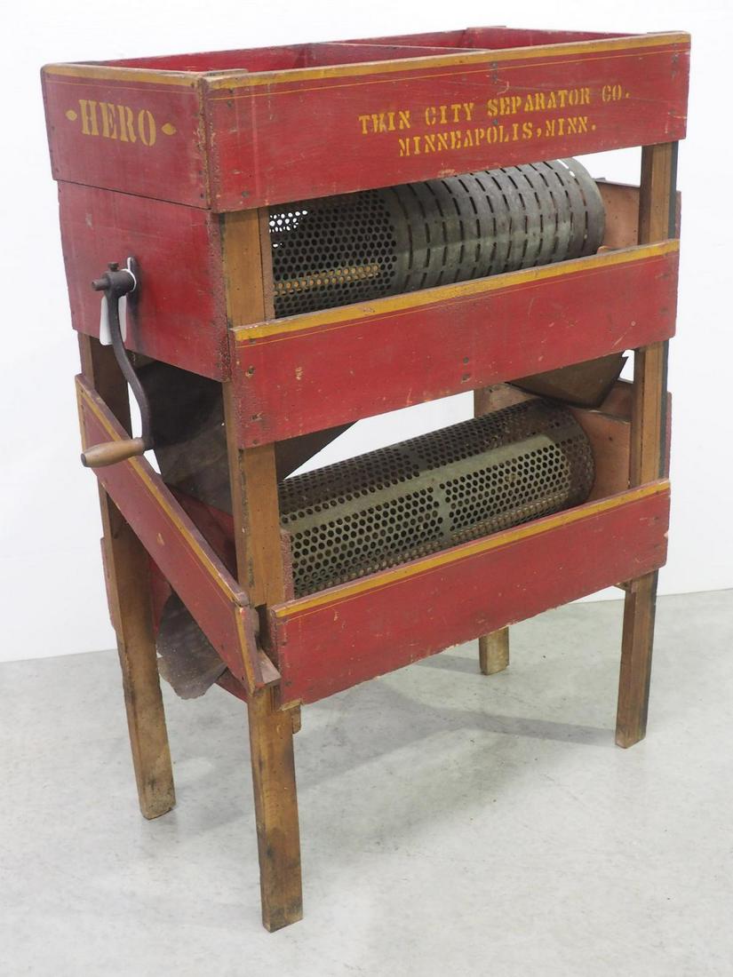 Floor model Twin City "Hero" seed separator - Sep 09, 2022 | Chupp ...
