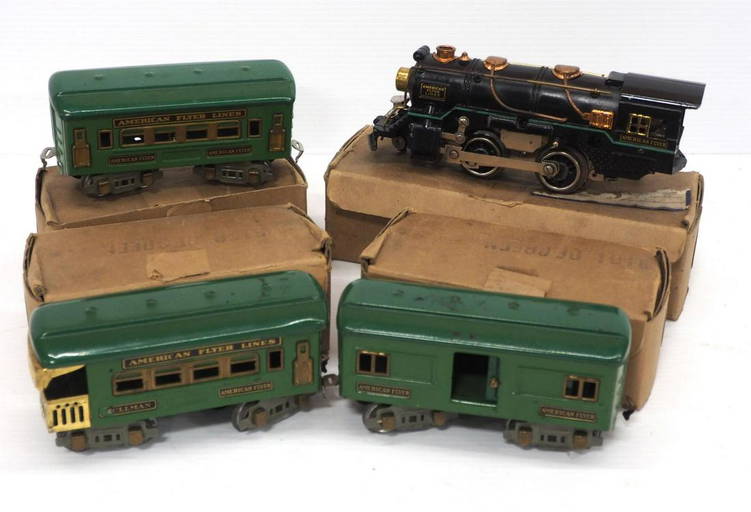 Pre War American Flyer O Ga. Train Set