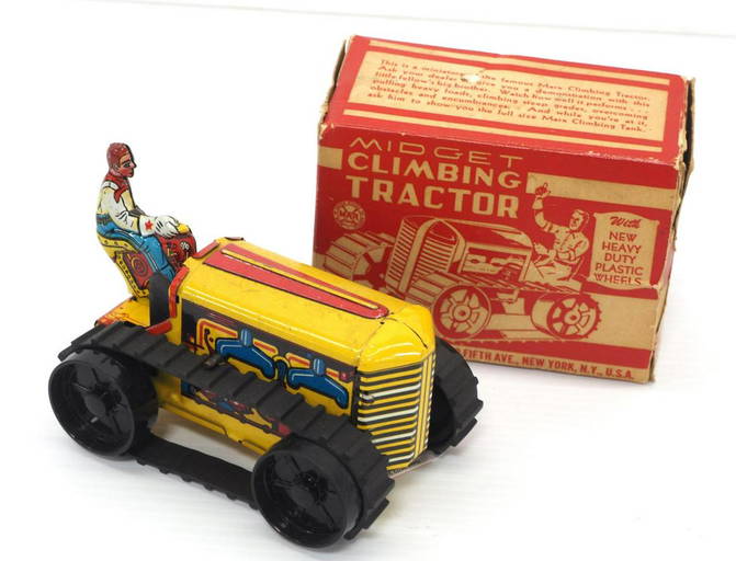 Marx wind-up Midget Climbing Tractor (#1163) on Sep 10, 2022 | Chupp ...