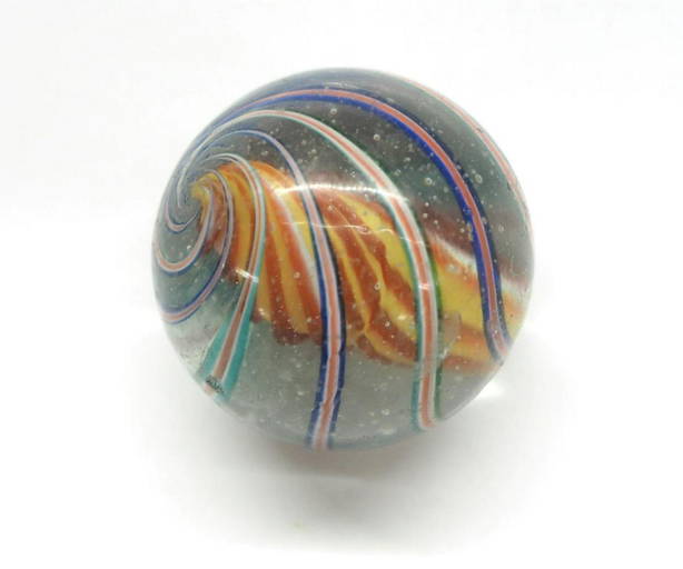 Rare Large Swirl Marble With Solid Core