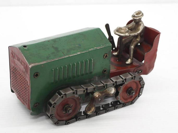 Structo Wind Up Tractor With Tracks