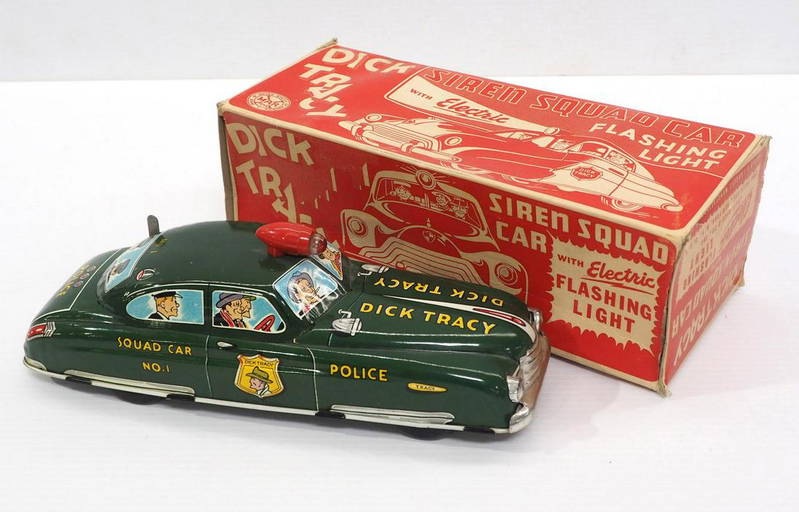 Marx Dick Tracy Siren Squad Car