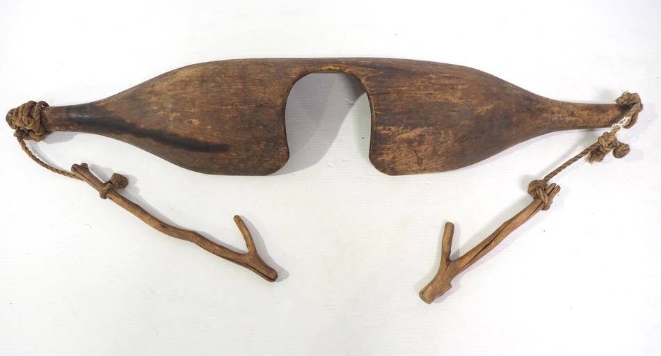 Primitive Wooden Human Neck Yoke
