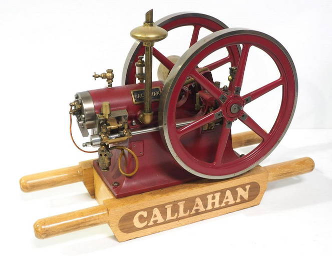Scale model of Callahan hit & miss engine on stand - Oct 21, 2022 ...