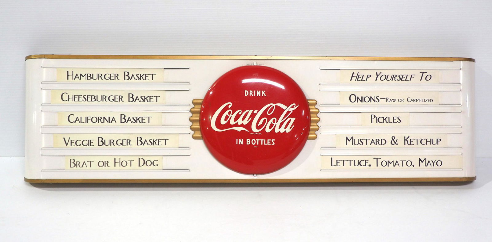 Coca Cola Menu Board